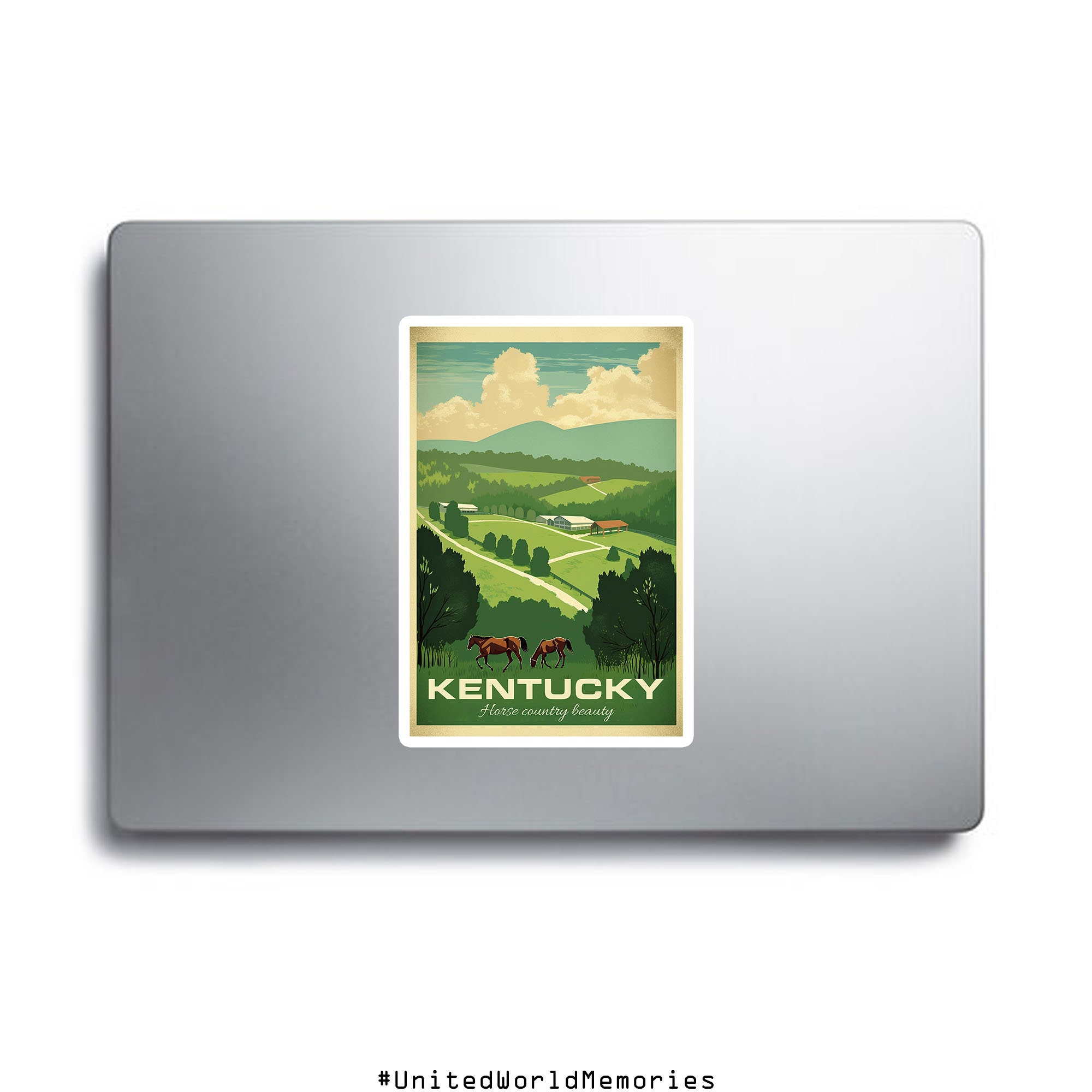 Kentucky Travel Poster, Horses Poster, Kentucky Vintage Poster, Wall ...