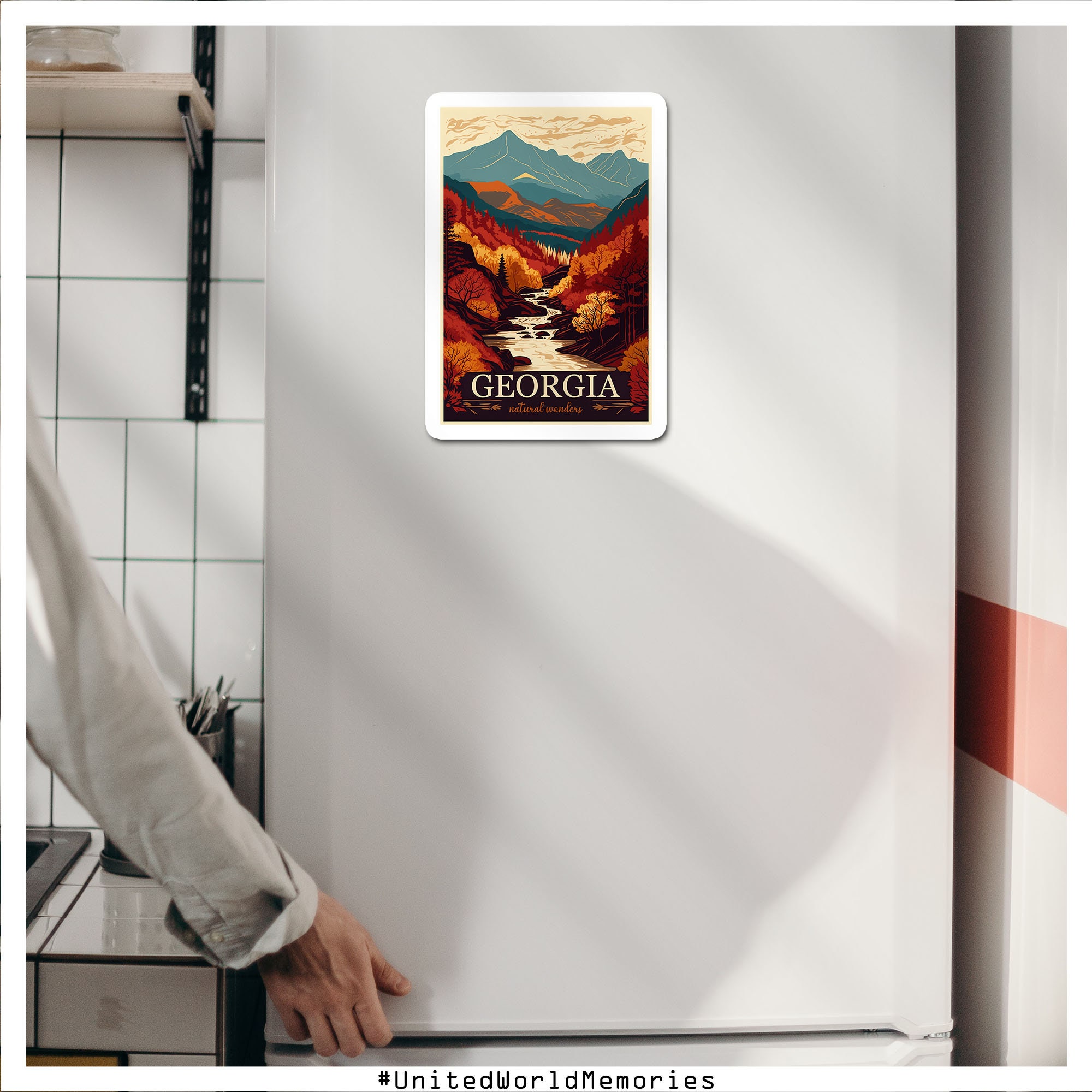 Georgia Travel Poster, Georgia Poster, Georgia Vintage Poster, Georgia ...