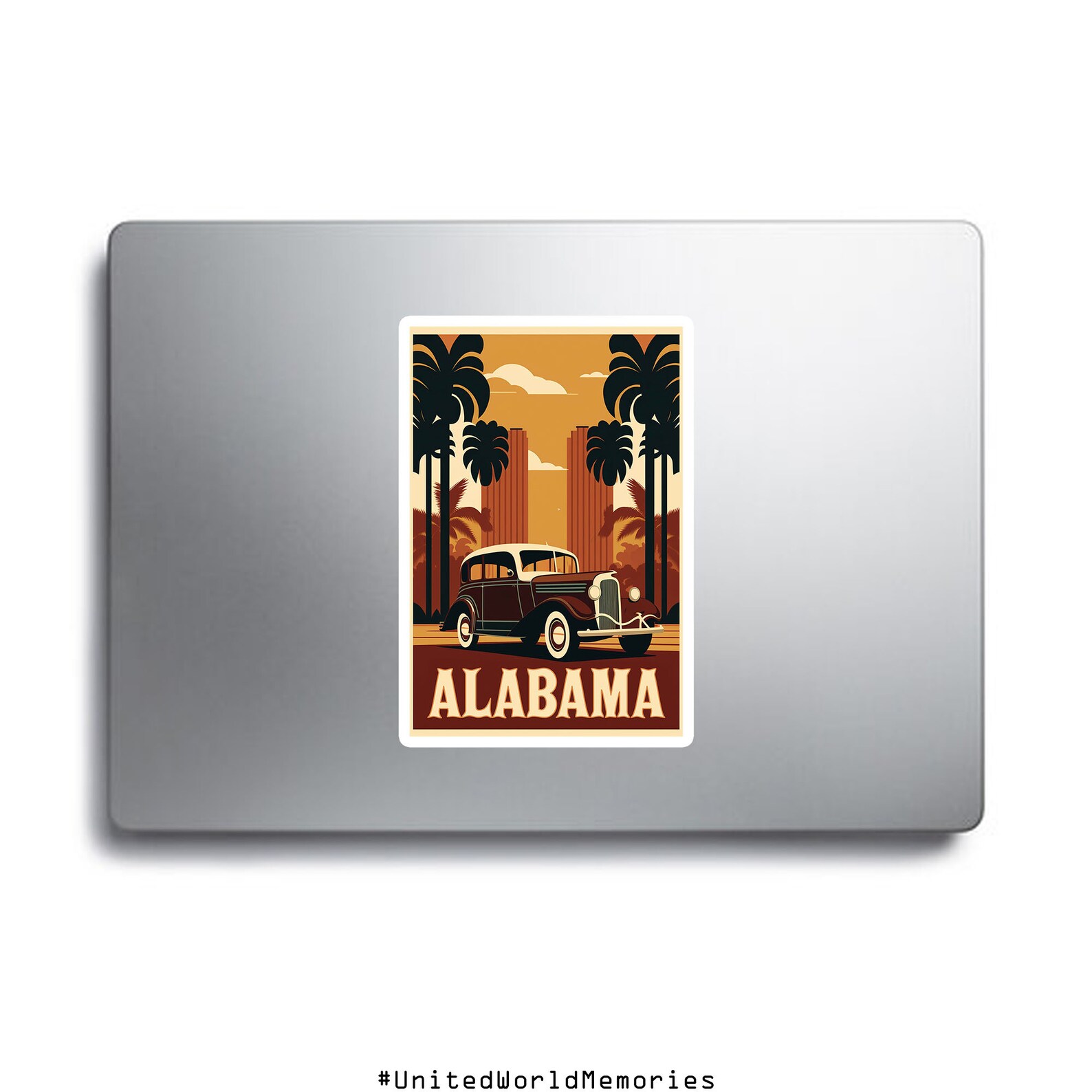 Alabama Travel Poster, Alabama State Gift, Alabama Vintage Poster, Wall ...