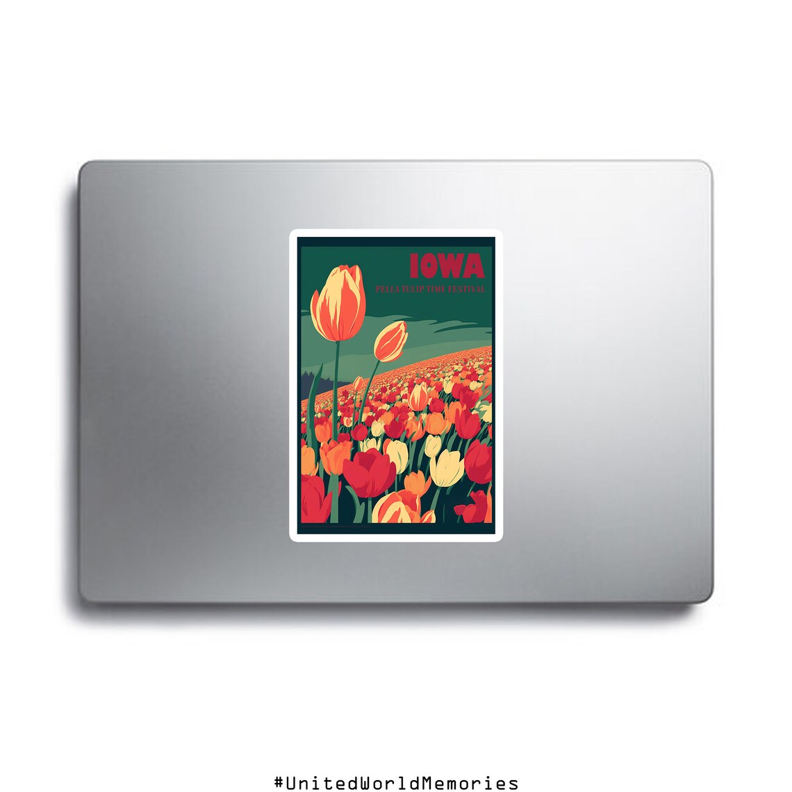 Iowa Travel Poster, Pella Tulip Time Festival Poster, Iowa Vintage ...