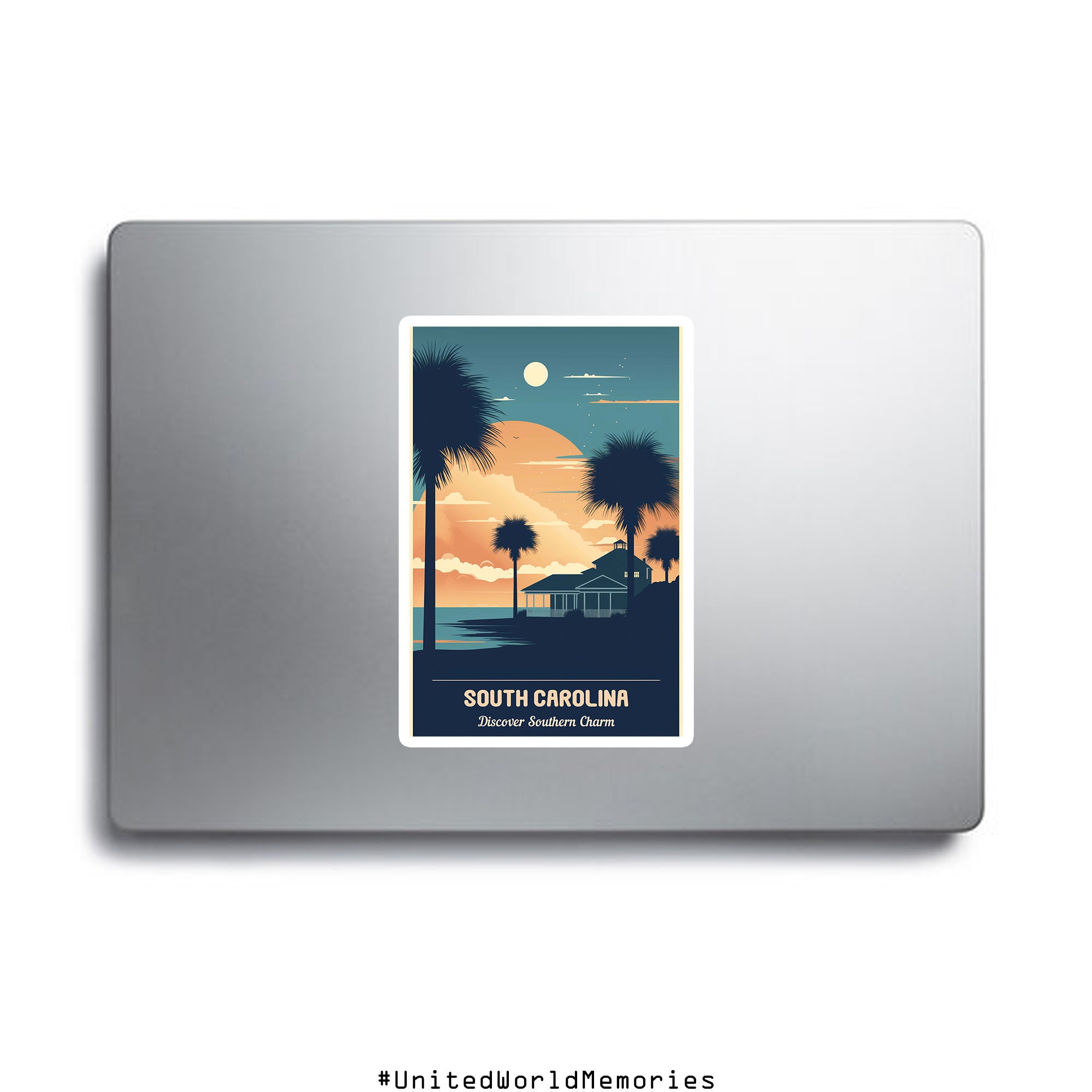 South Carolina Travel Poster, Southern Charm Poster, SC Vintage Poster ...