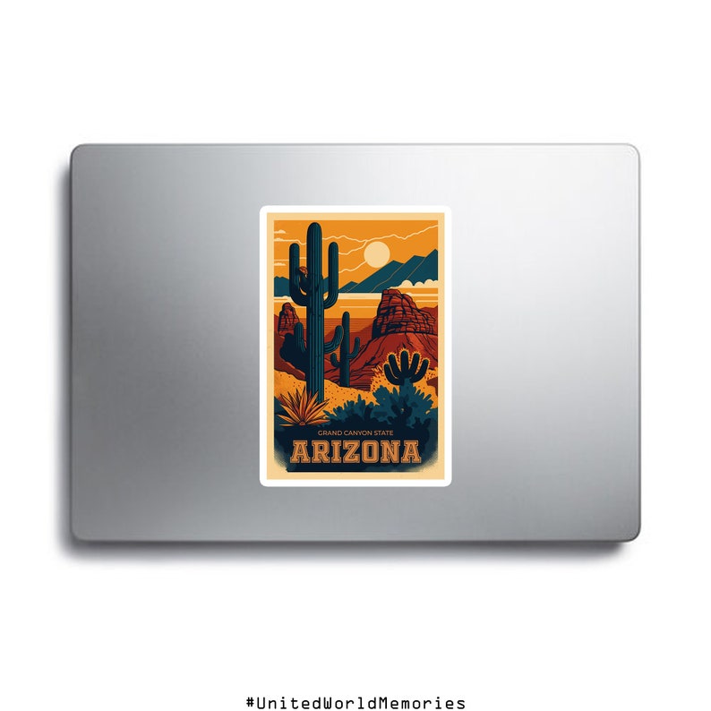 Arizona Travel Poster, Grand Canyon State Poster, Arizona Vintage ...