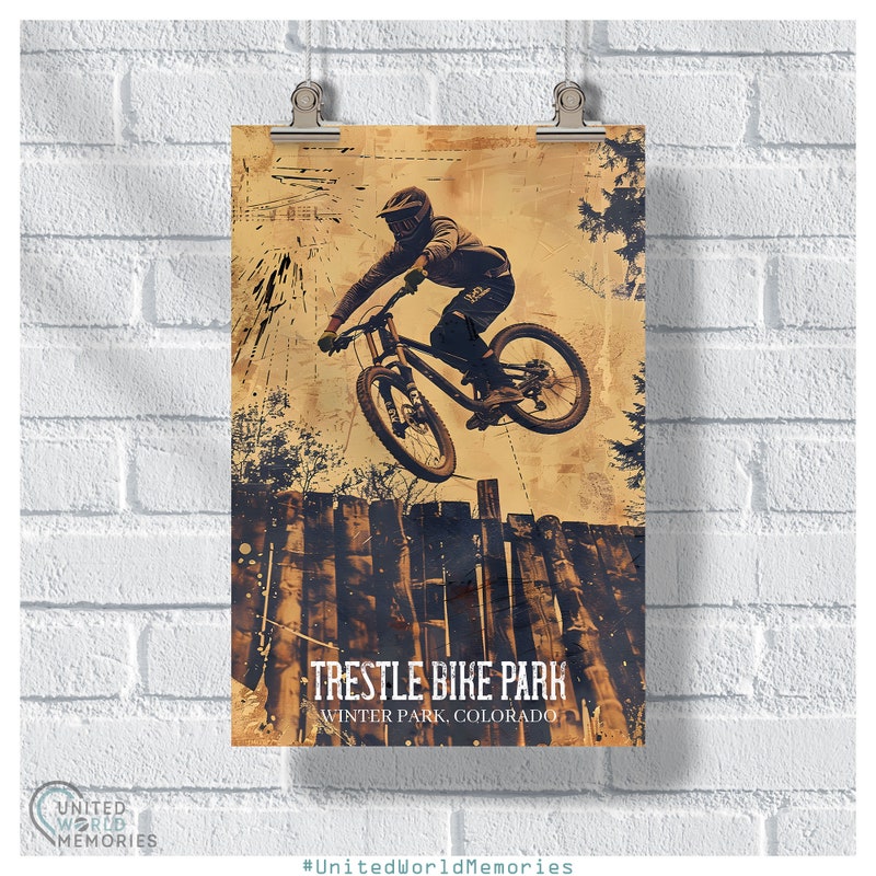 Bike Poster - Etsy