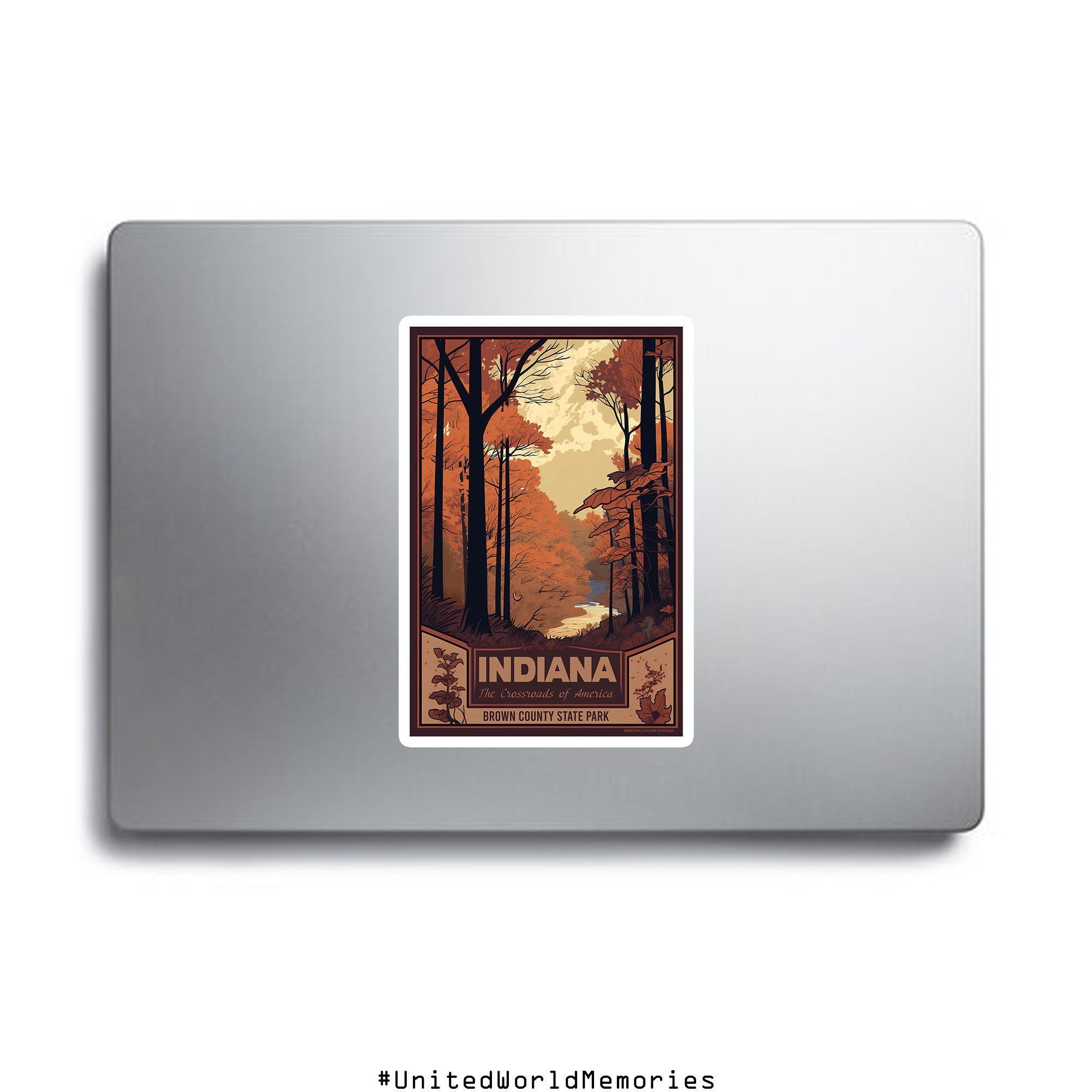 Indiana Travel Poster, Indiana Poster, Indiana Vintage Poster, Wall ...