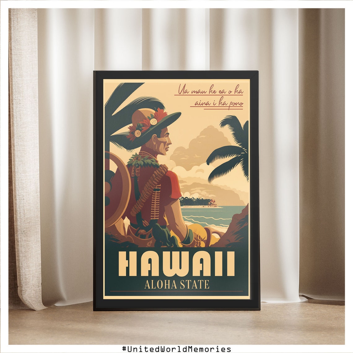 Hawaii Travel Poster Hawaii Poster Hawaii Vintage Poster - Etsy