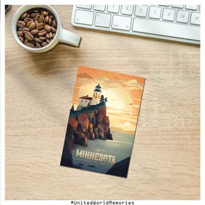 Minnesota Travel Poster, North Star State Poster, Minnesota Vintage ...