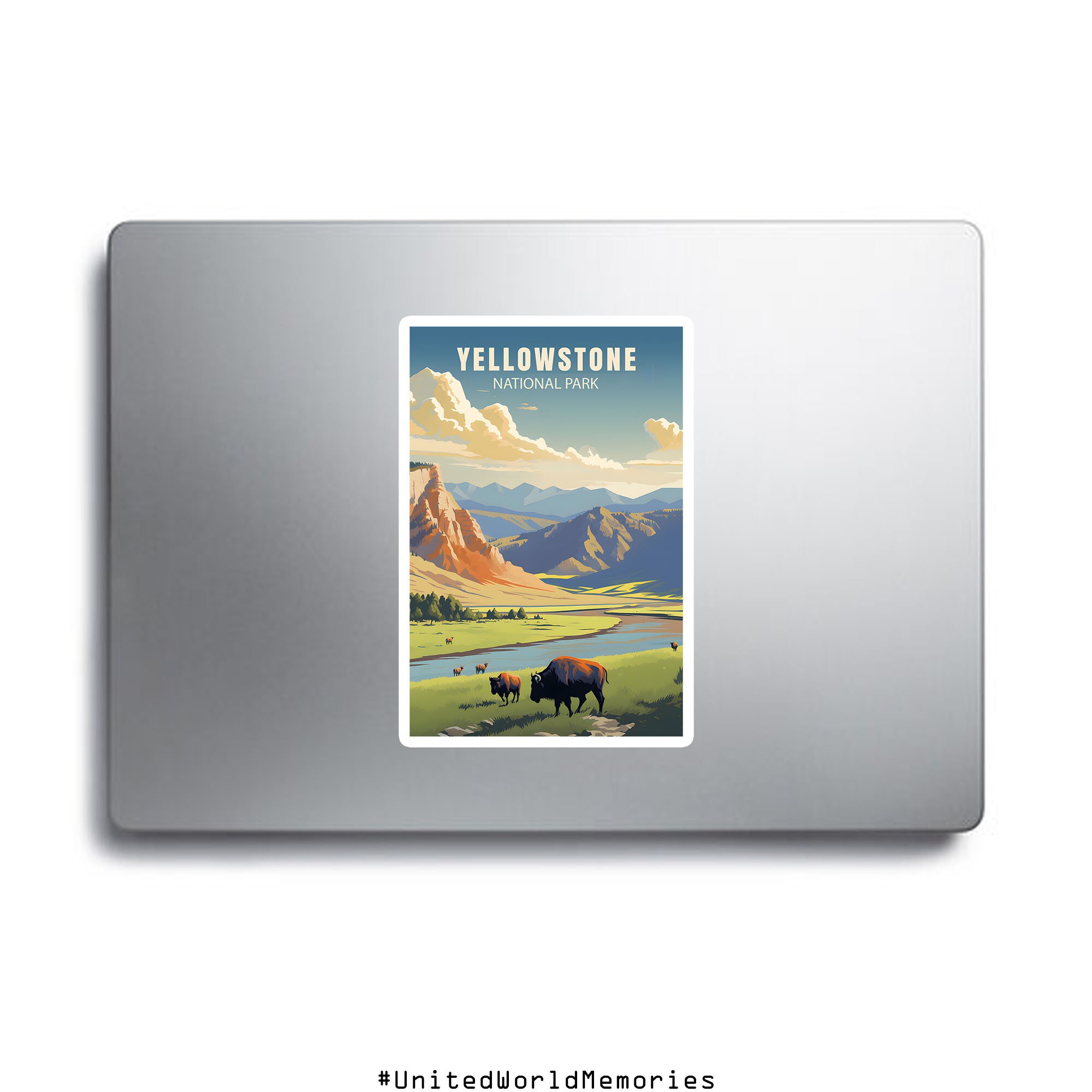 Yellowstone National Park Bison Roam Poster Yellowstone - Etsy