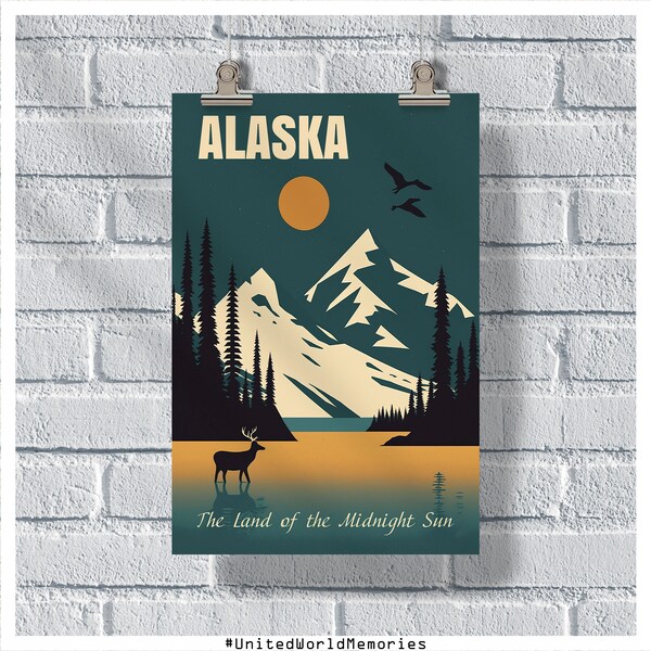 Alaska Poster - Etsy