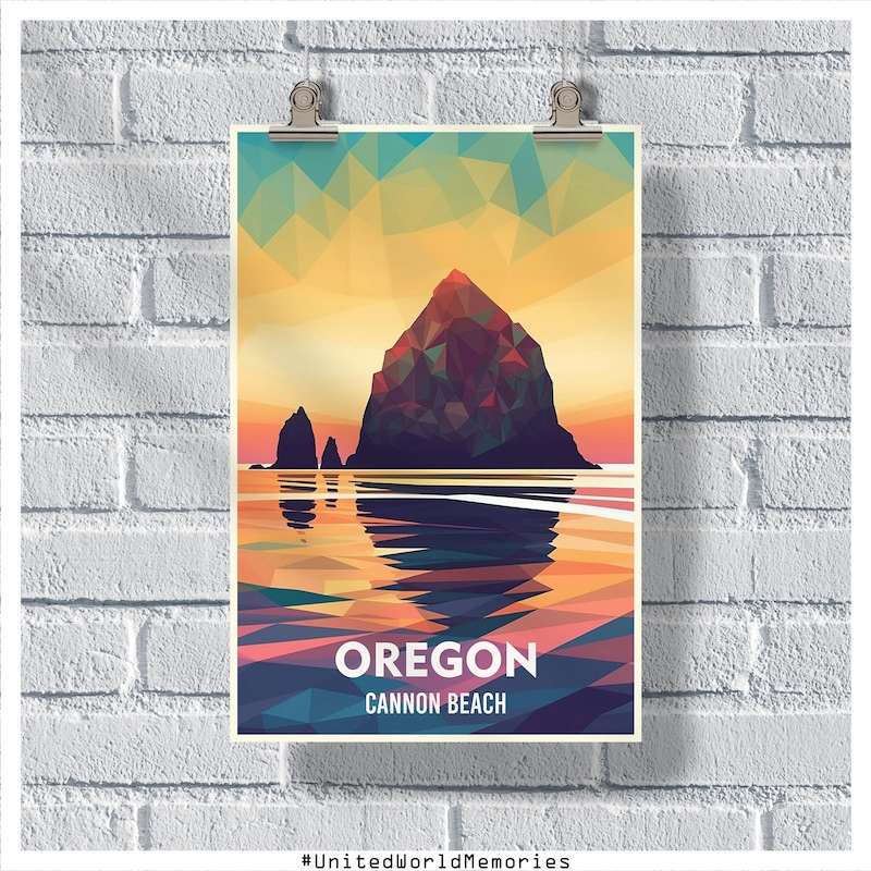Oregon Print - Etsy