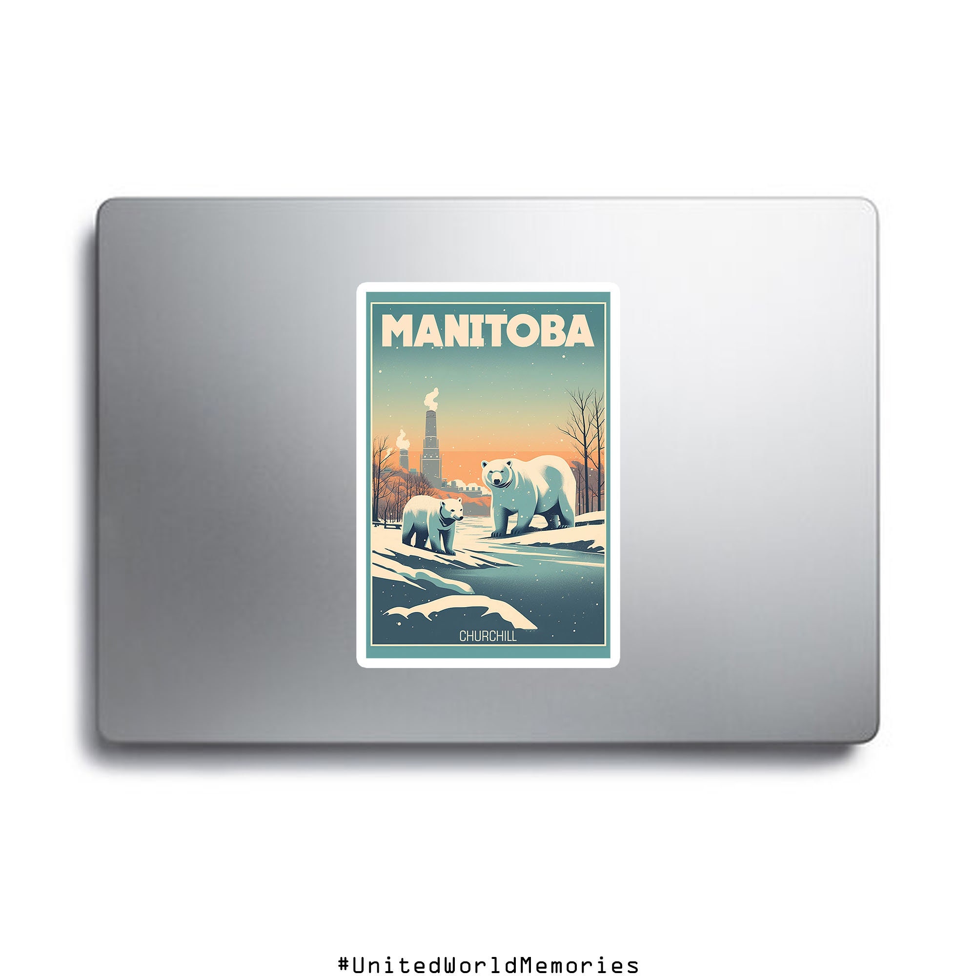 Manitoba Travel Poster, Churchill Polar Bears Poster, Canada Poster ...