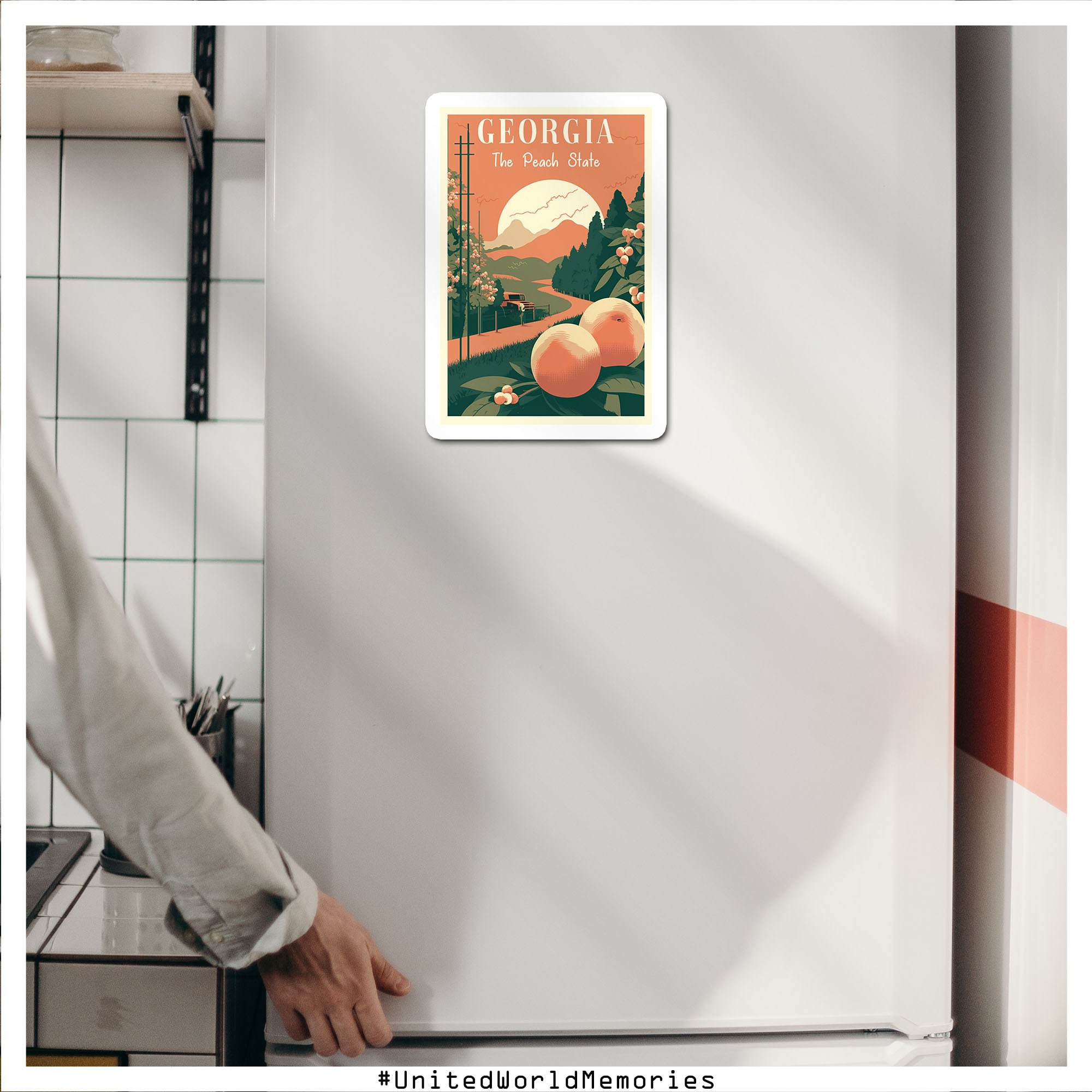 Georgia Travel Poster, Georgia Poster, Georgia Vintage Poster, Georgia ...