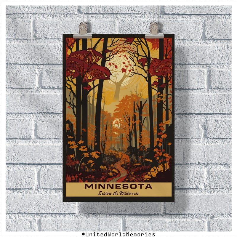 Minnesota Print - Etsy