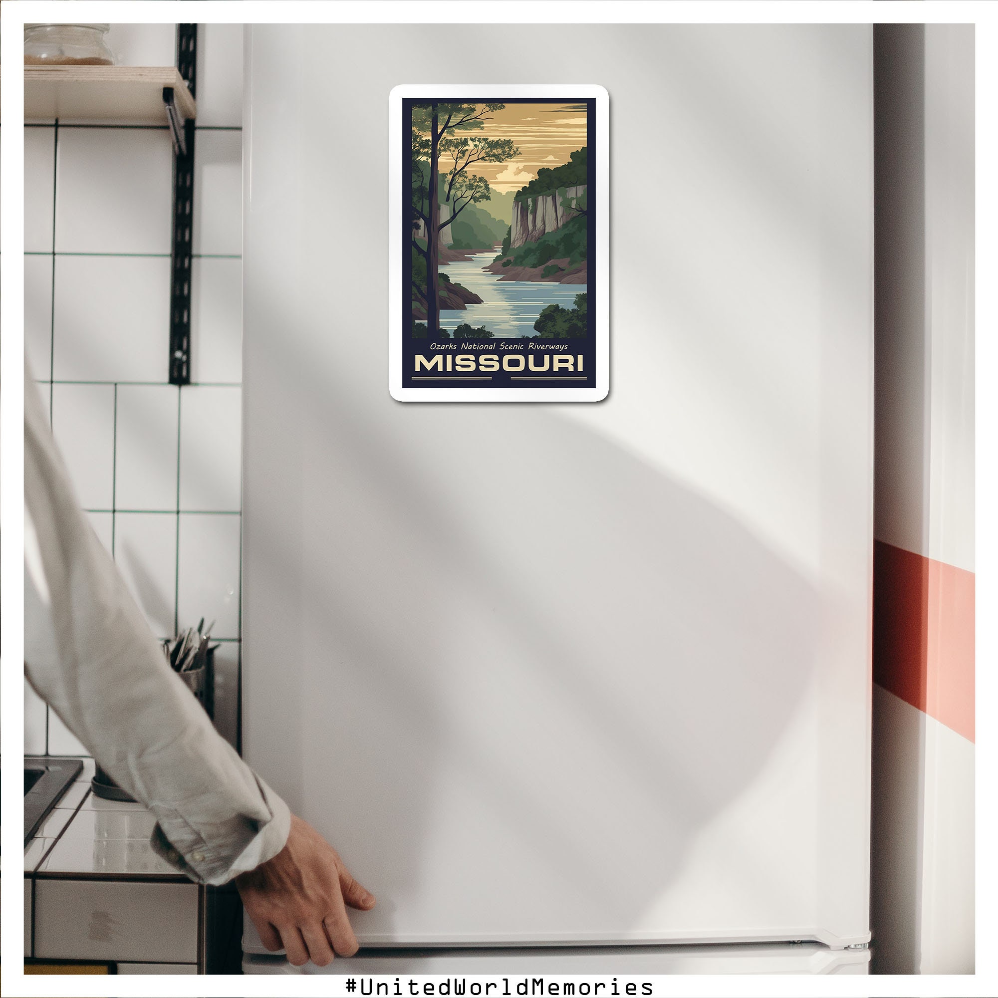 Missouri Travel Poster, Ozarks Poster, Missouri Vintage Poster, Wall ...