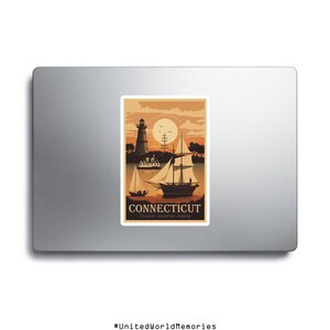 Connecticut Travel Poster, Connecticut Poster, Connecticut Vintage ...