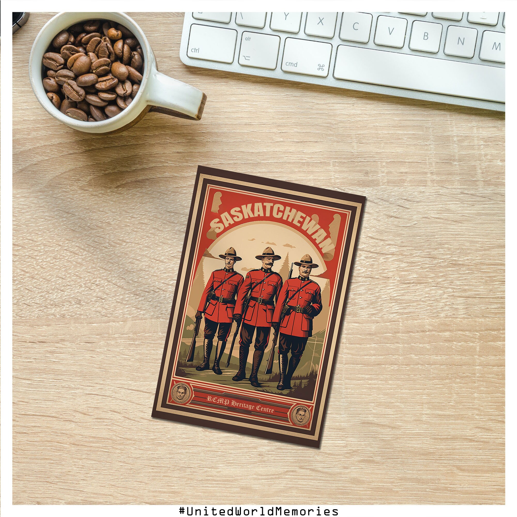 Saskatchewan Travel Poster, RCMP Heritage Centre Poster, Canada Poster ...