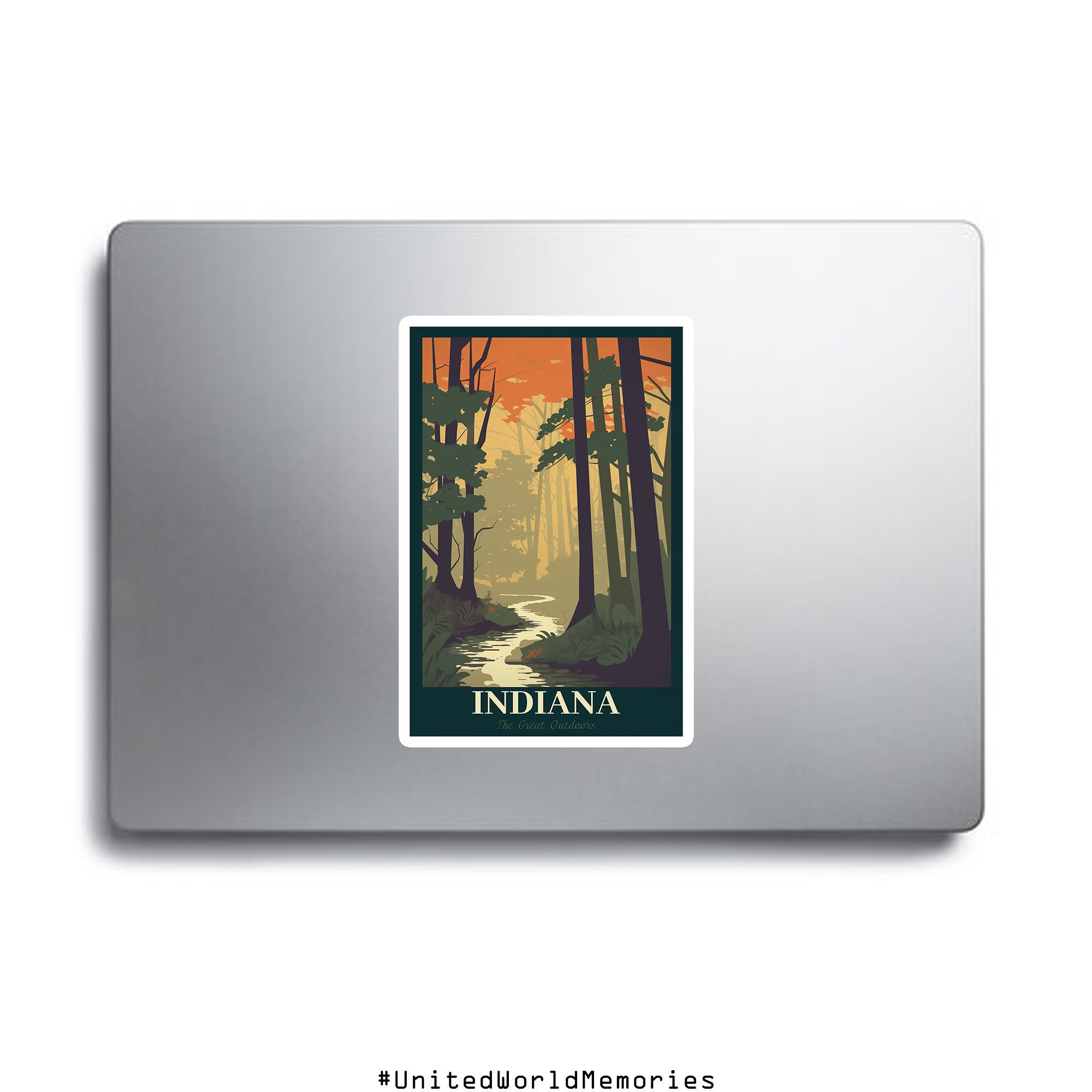 Indiana Travel Poster, Indiana Poster, Indiana Vintage Poster, Wall ...