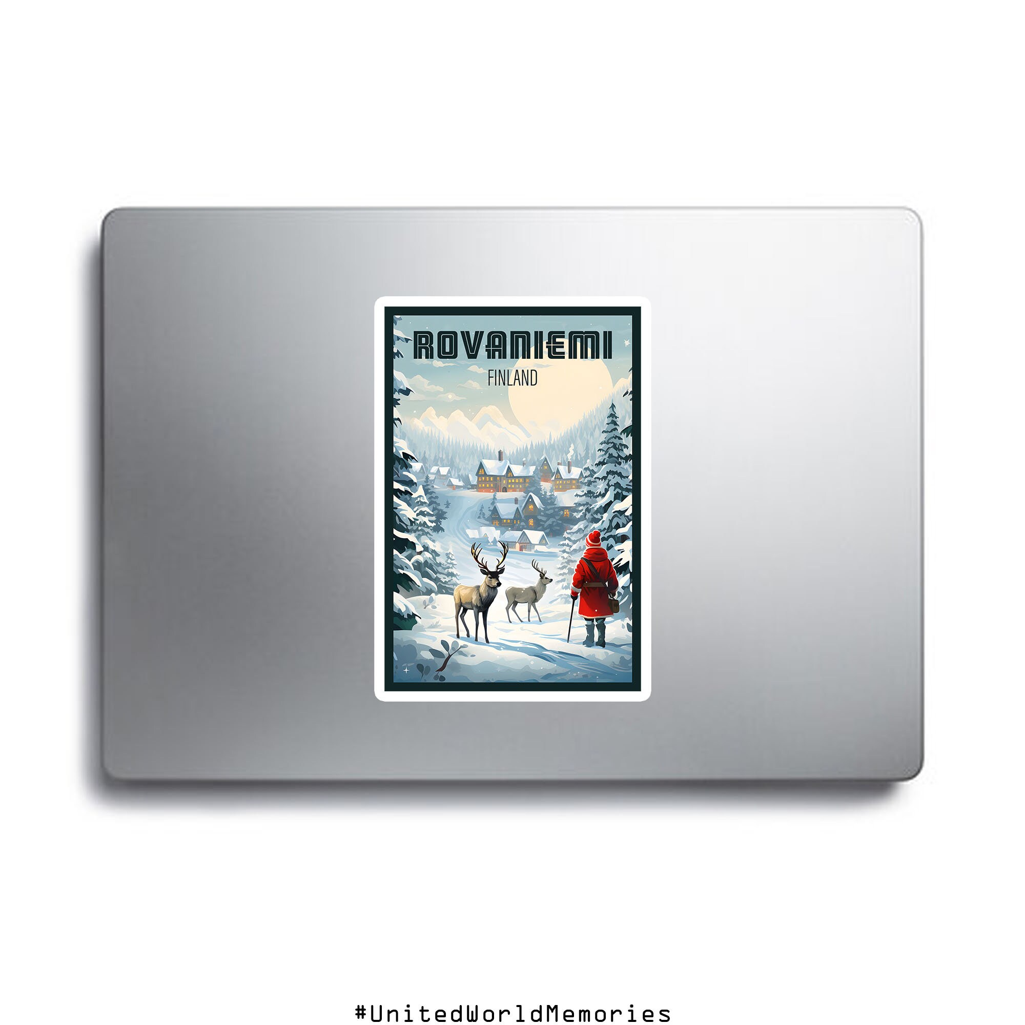 Rovaniemi Letter to Santa Poster, Rovaniemi Gift, Santa Claus Poster ...
