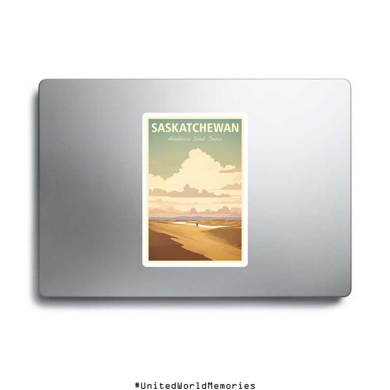 Saskatchewan Travel Poster, Athabasca Sand Dunes Poster, Canada Poster ...