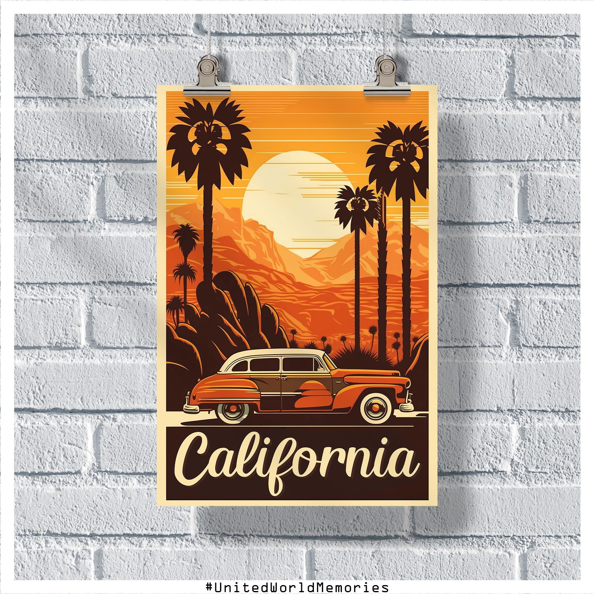 California Travel Poster, Welcome to California Poster, California ...