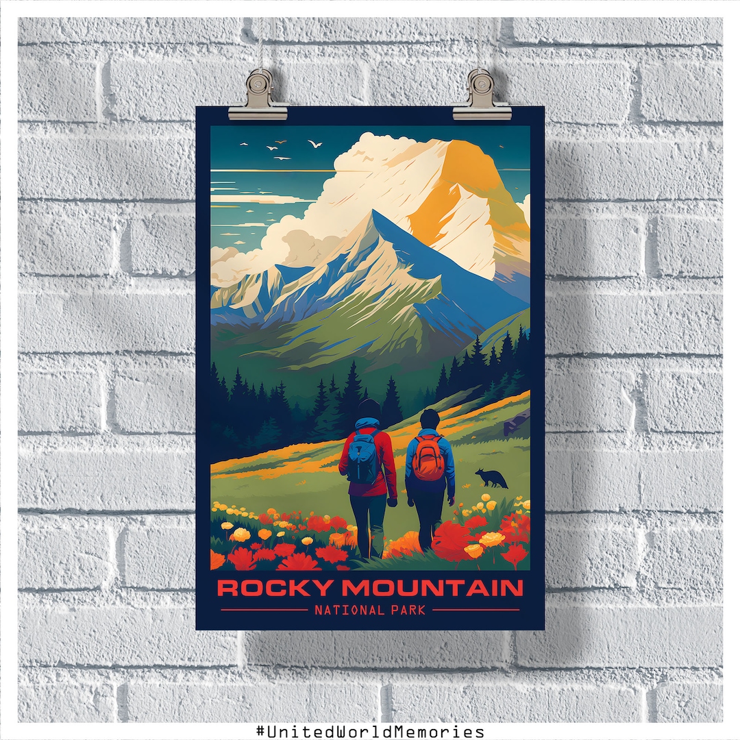 Rocky Mountain National Park Poster, Rocky Mountain Tundra Expedition ...