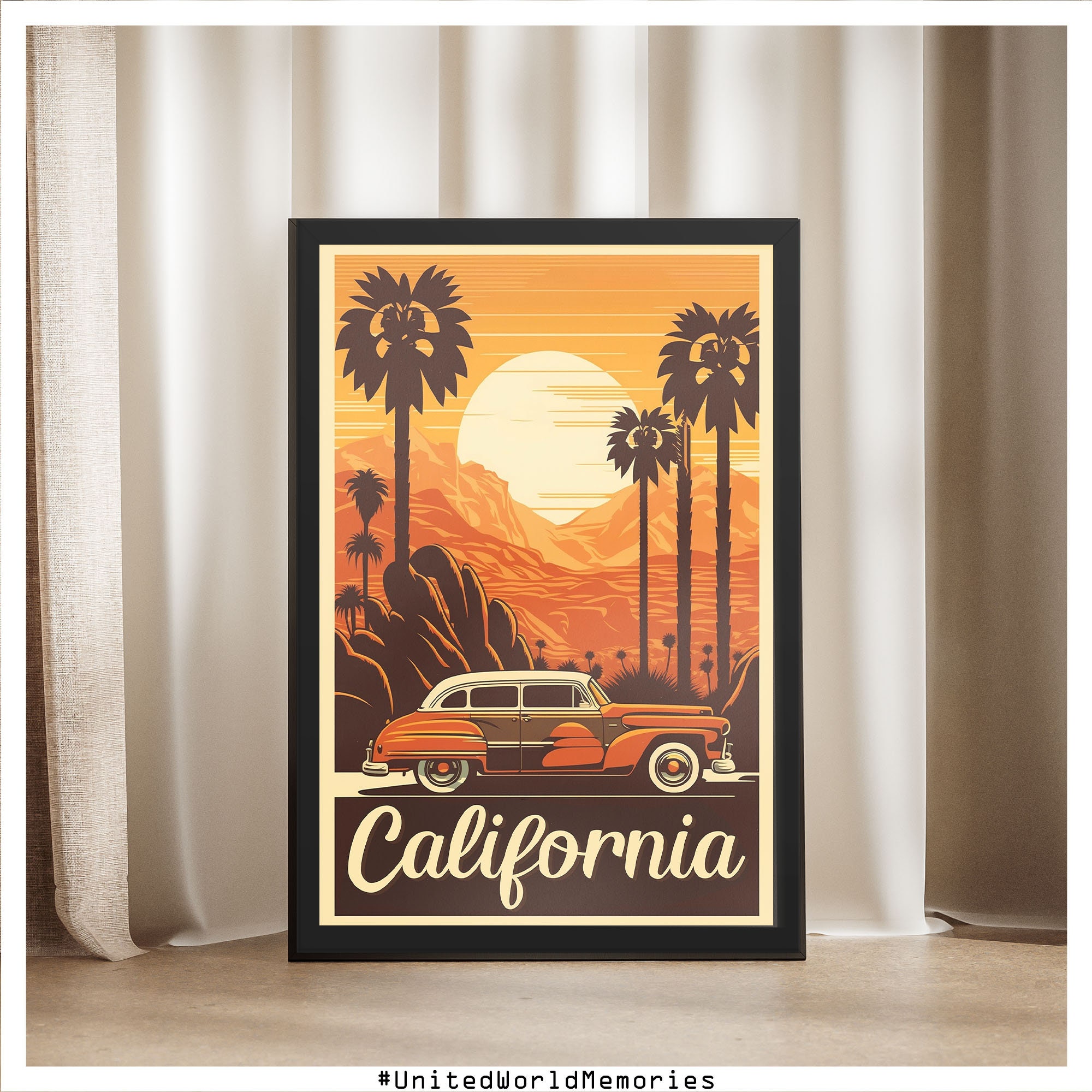 California Travel Poster, Welcome to California Poster, California ...