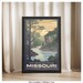 Missouri Travel Poster, Ozarks Poster, Missouri Vintage Poster, Wall ...