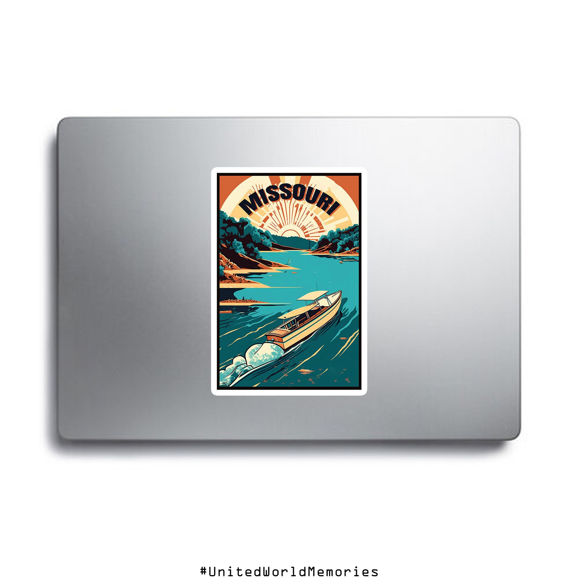 Missouri Travel Poster, Lake of Ozarks Poster, Missouri Vintage Poster ...