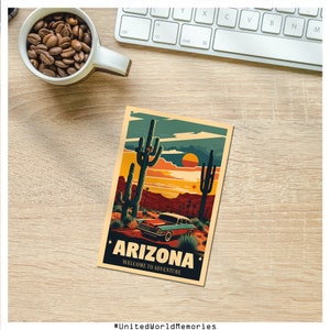 Arizona Travel Poster, Arizona Adventure Poster, Arizona Vintage Poster ...