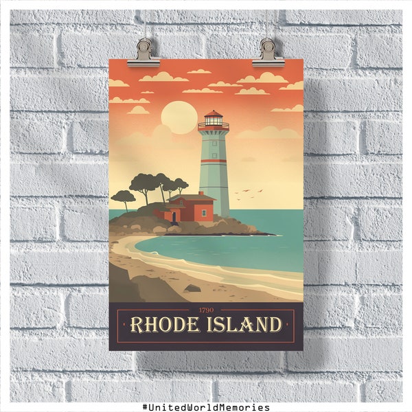 Rhode Island Print - Etsy