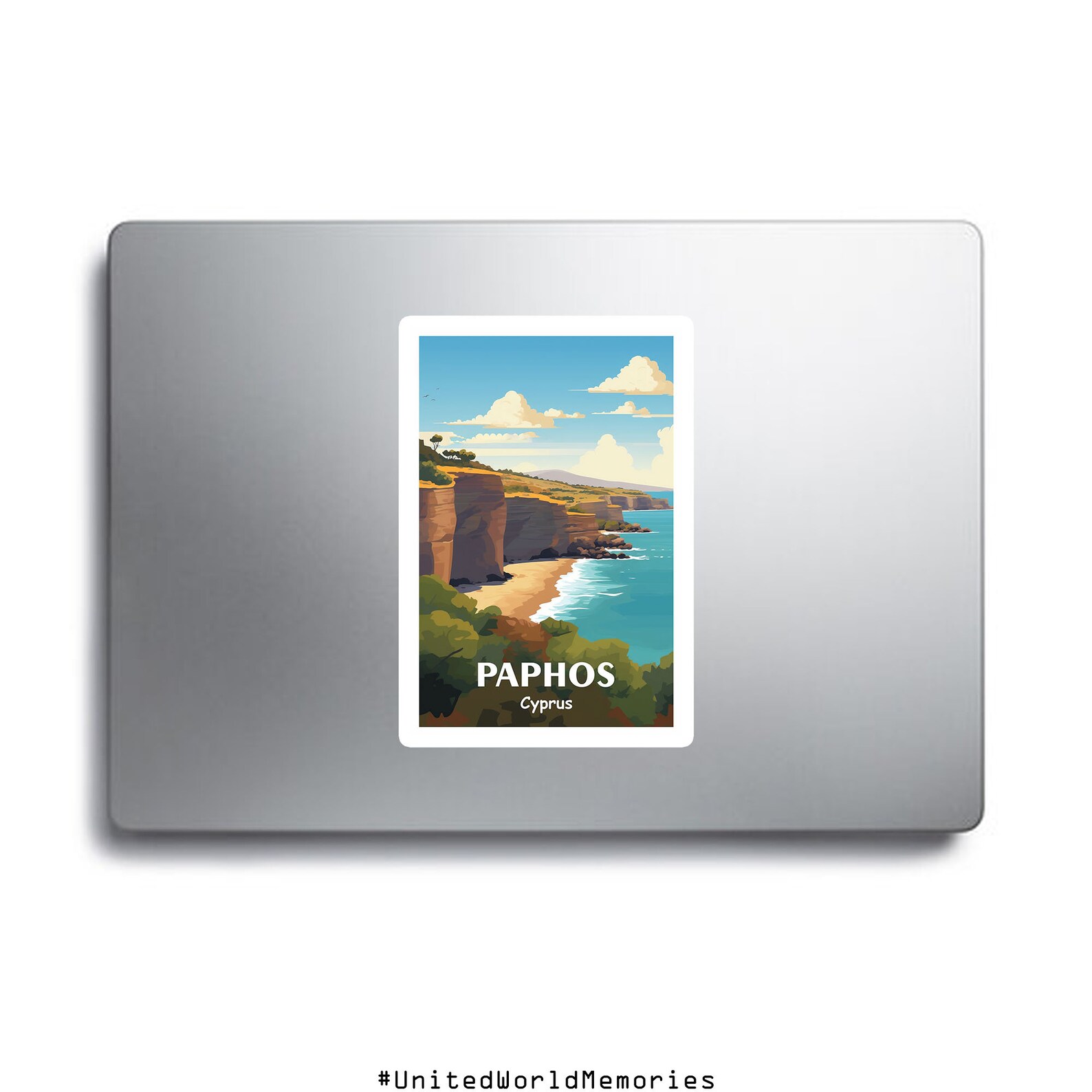 Paphos Travel Poster, Cyprus Poster, Paphos Wall Art, Paphos Gift Idea ...