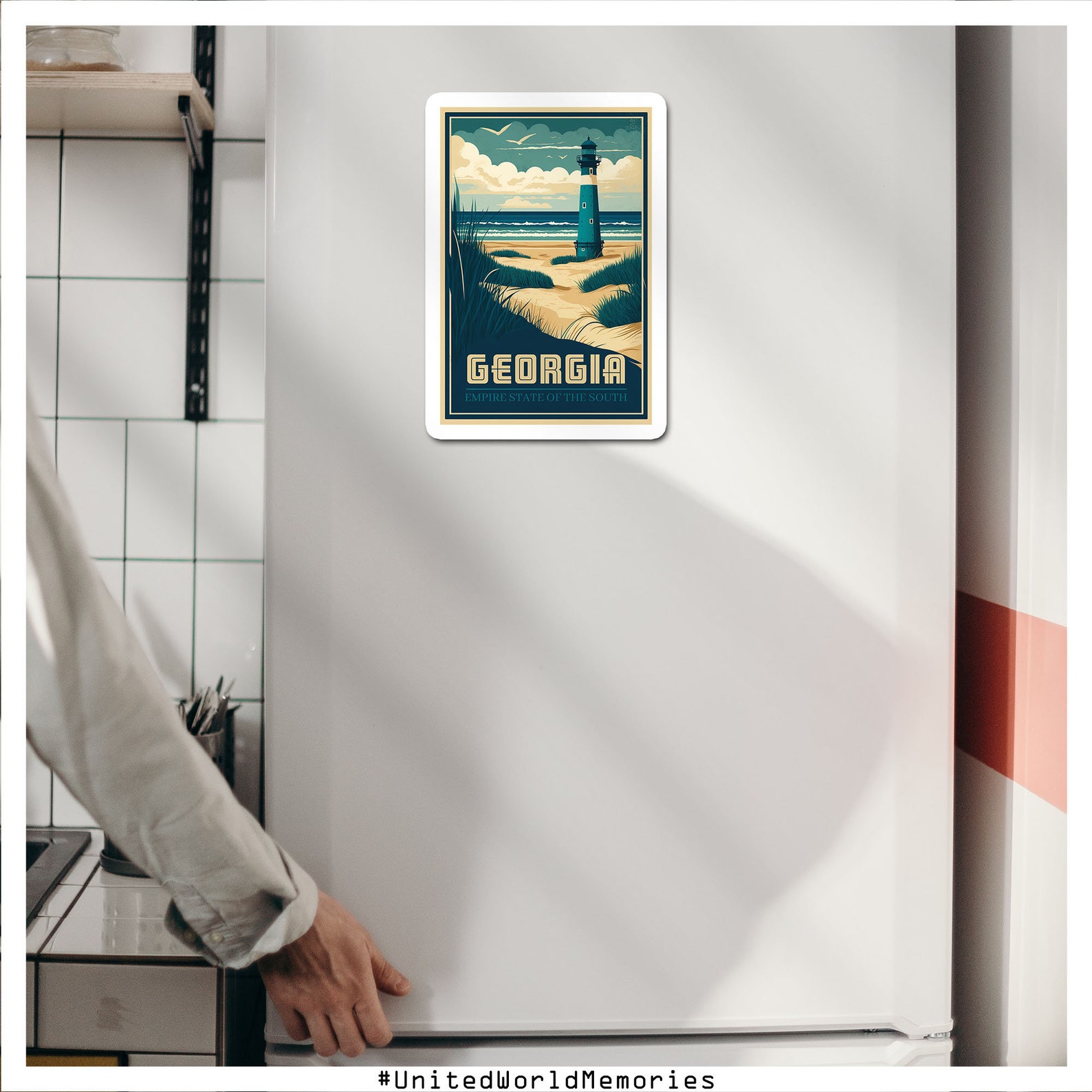 Georgia Travel Poster, Georgia Poster, Georgia Vintage Poster, Wall ...