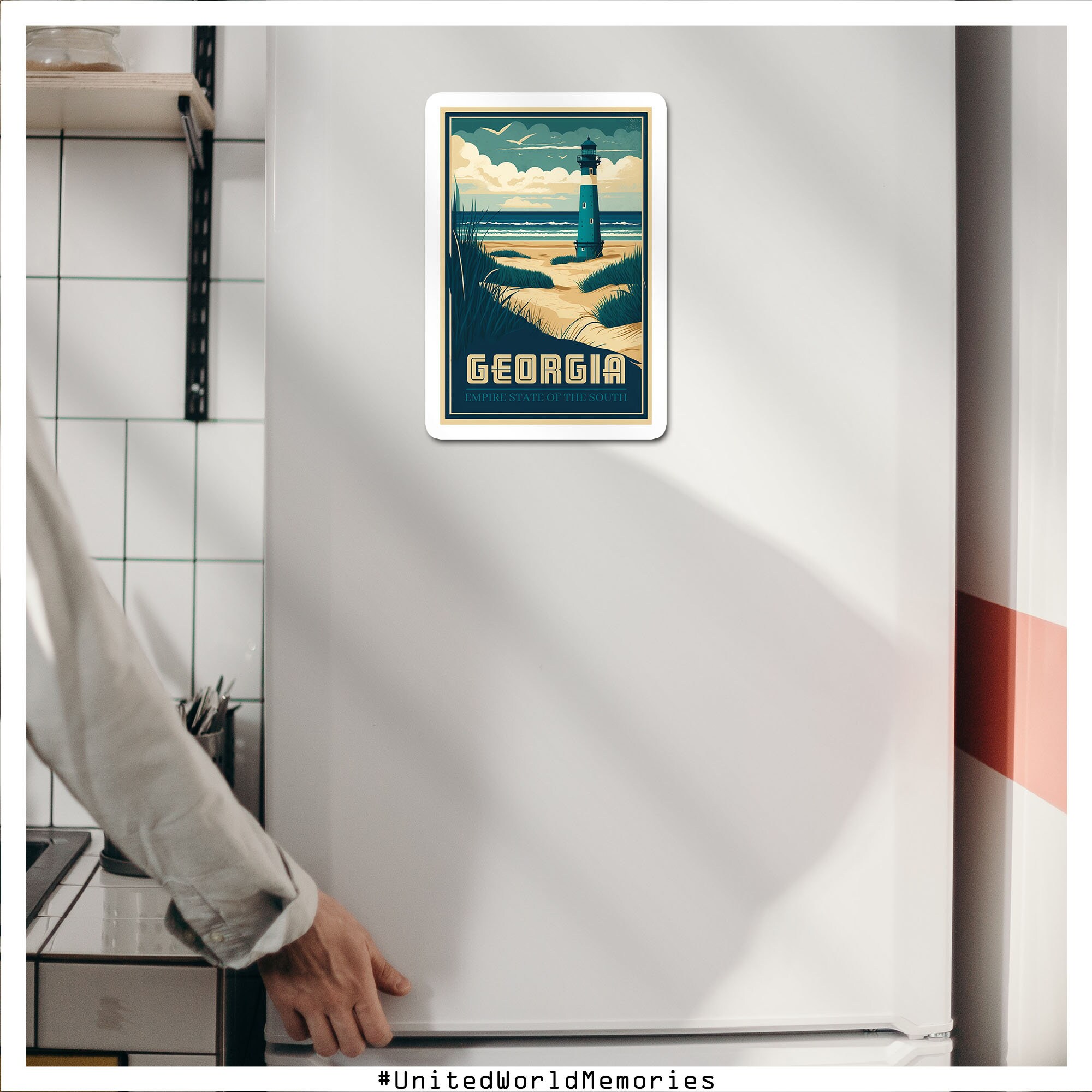 Georgia Travel Poster, Georgia Poster, Georgia Vintage Poster, Wall ...