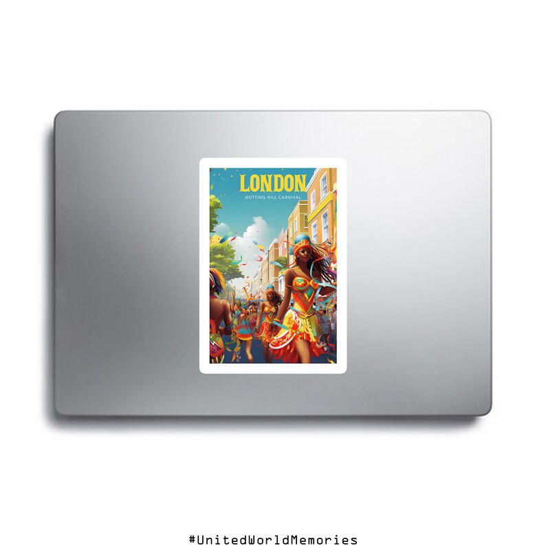 London Notting Hill Carnival Poster, London Travel Poster, England ...