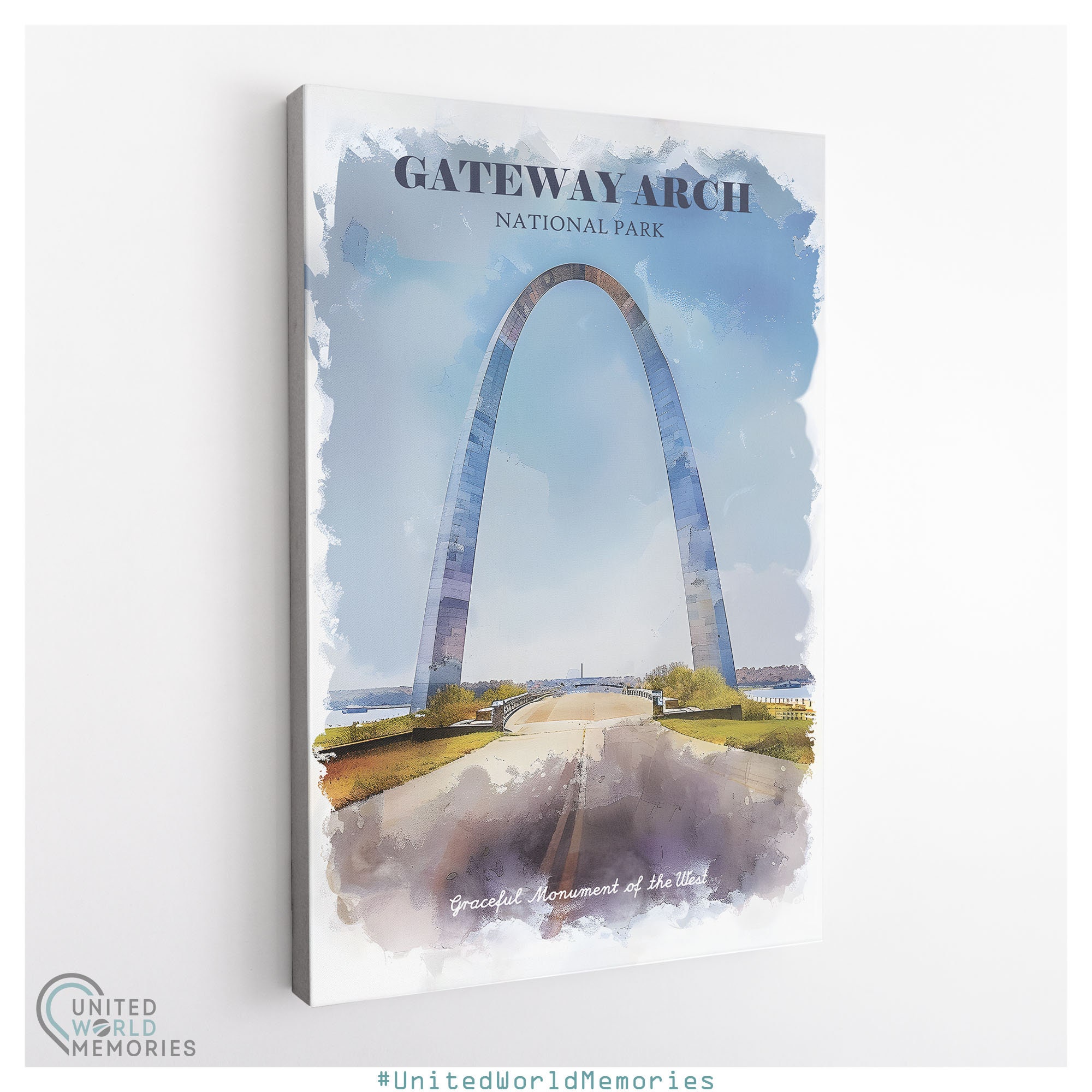 Gateway Arch National Park Timeless Elegance Poster, Gateway Arch ...