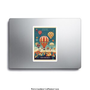 New Mexico Travel Poster, Albuquerque Balloon Fiesta Poster, New Mexico ...