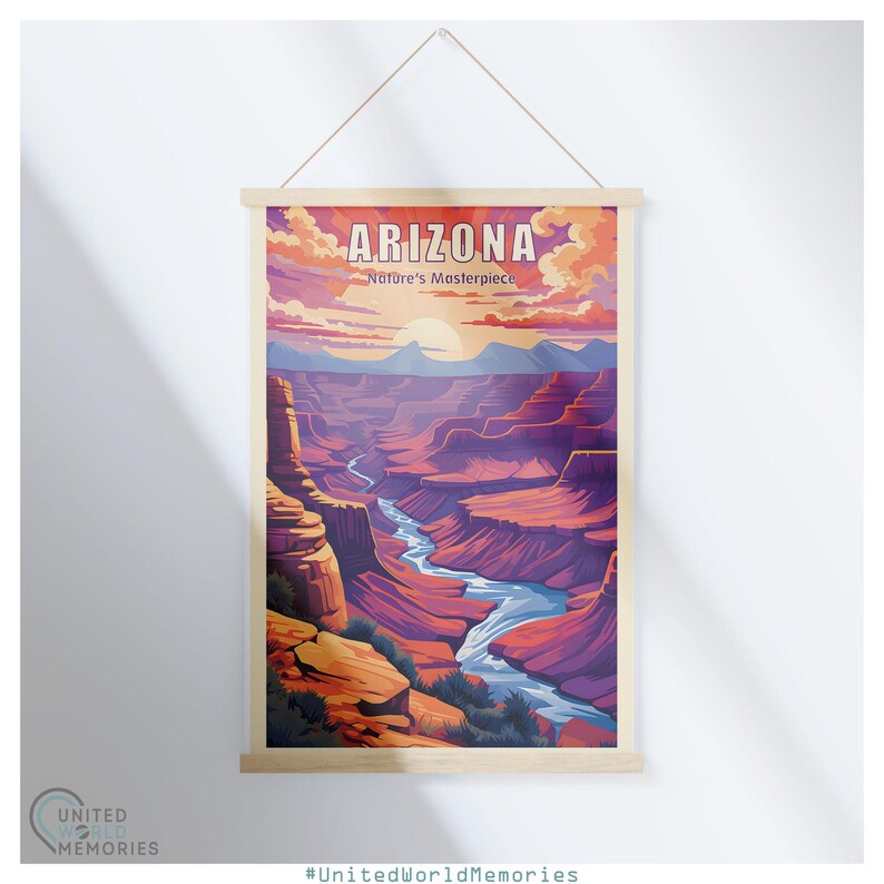 Grand Canyon Wonders Arizona Poster, Arizona Travel Print - Etsy