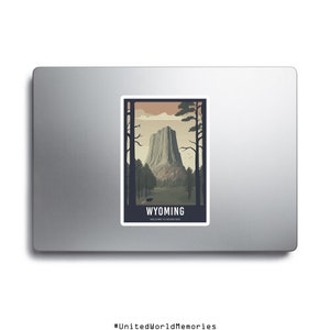 Wyoming Travel Poster, Welcome to Adventure Poster, Wyoming Vintage ...