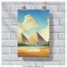 Cairo Pyramids Poster, Cairo Travel Poster, Egypt Poster, Egypt Gift ...