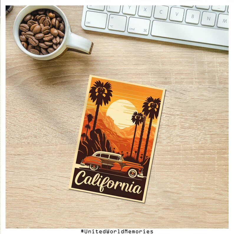 California Travel Poster, Welcome to California Poster, California ...