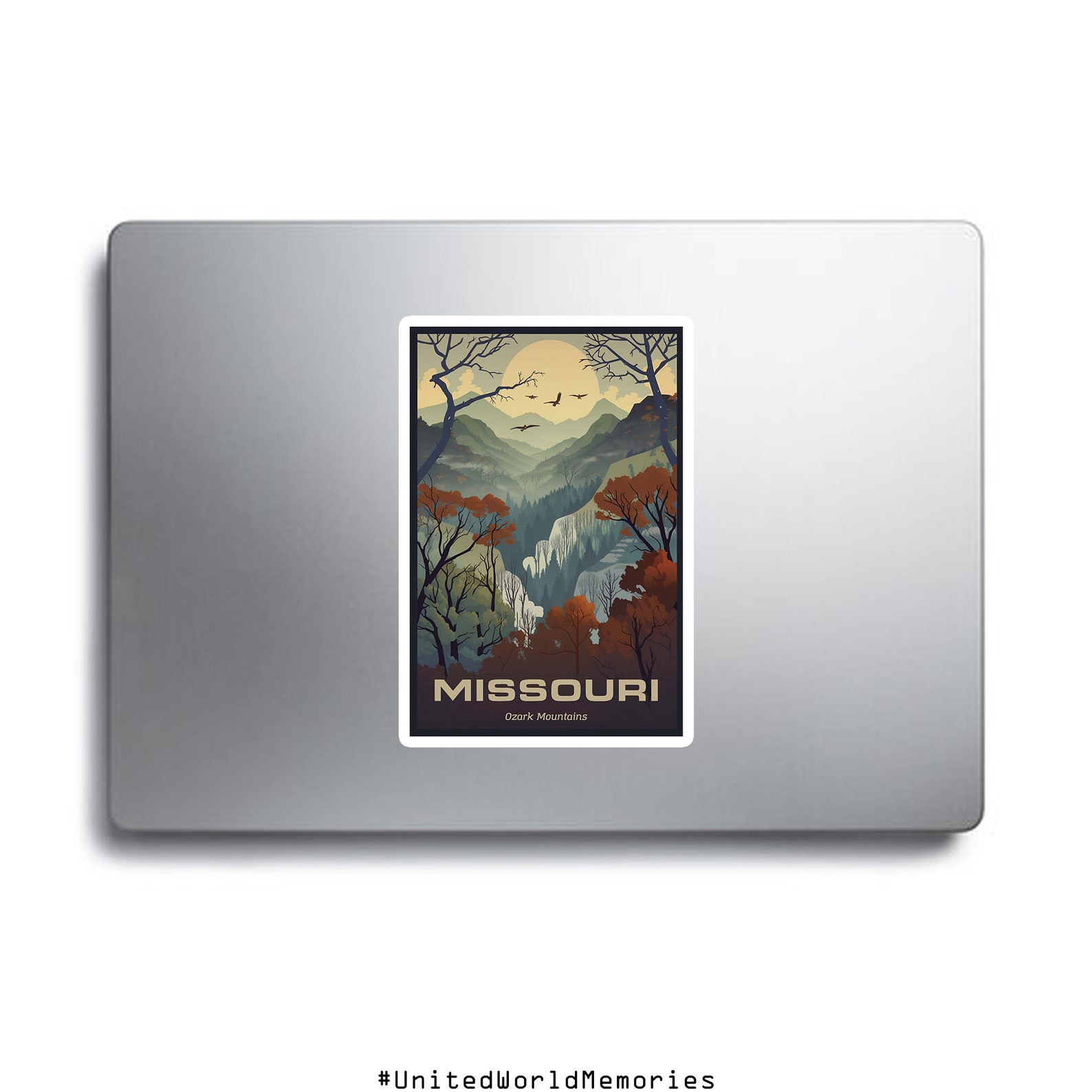 Missouri Travel Poster, Ozark Mountains Poster, Missouri Vintage Poster ...