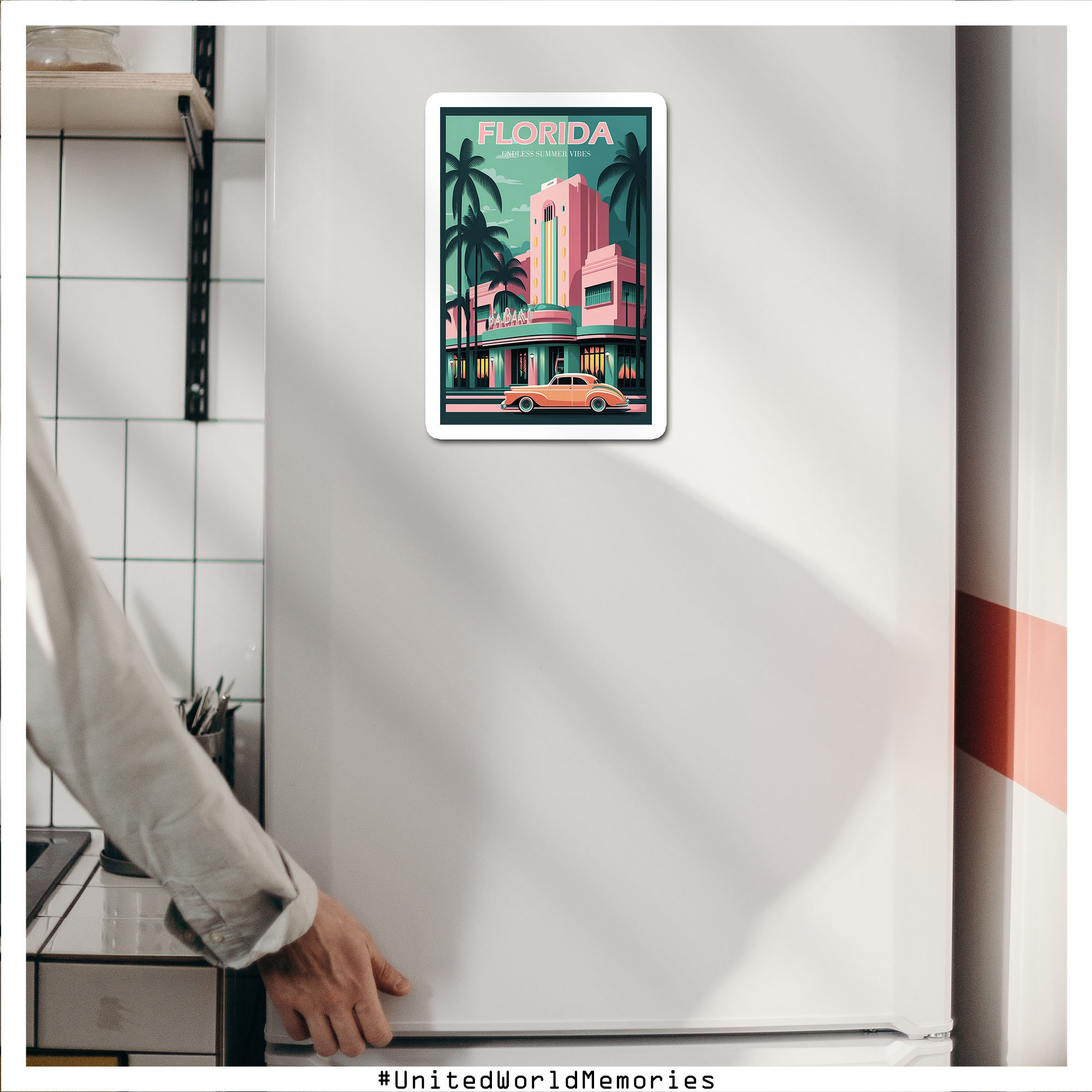 Florida Travel Poster, Florida Poster, Florida Vintage Poster, Wall ...