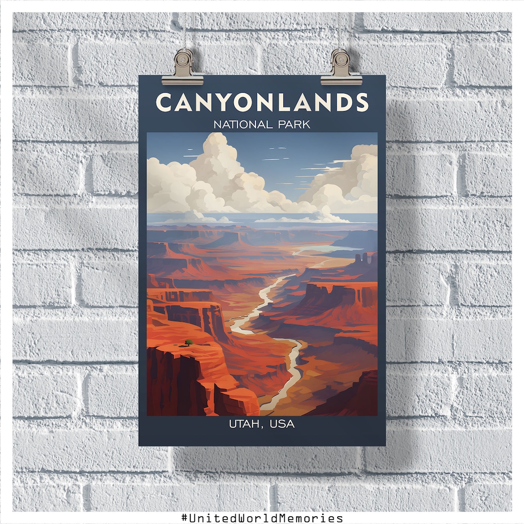 Canyonlands National Park Island in the Sky Vistas Poster, Canyonlands ...