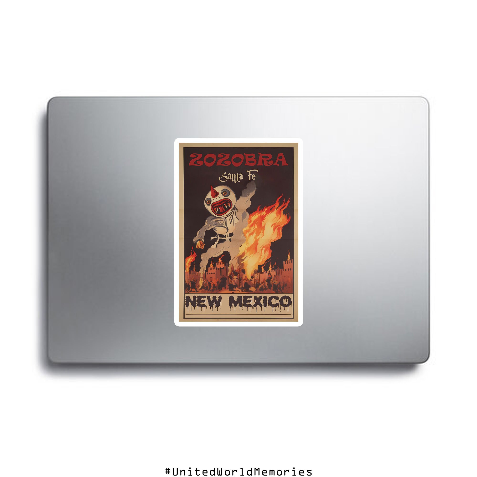 New Mexico Travel Poster, Zozobra Poster, New Mexico Vintage Poster ...