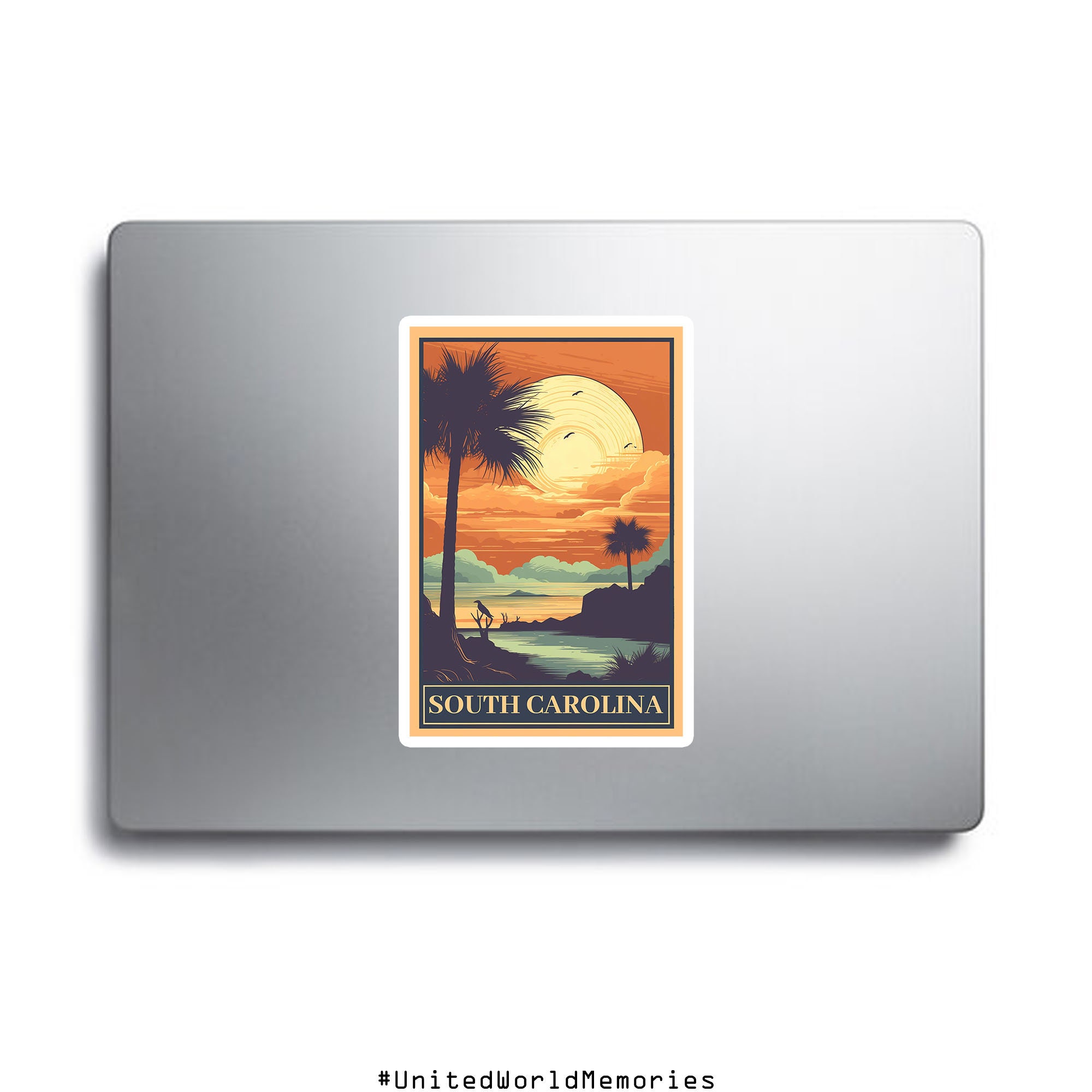 South Carolina Travel Poster, Welcome to SC Poster, SC Vintage Poster ...