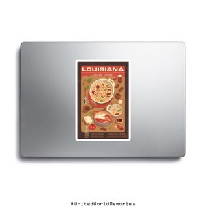 Louisiana Travel Poster, Creole Cuisine Poster, Louisiana Vintage ...