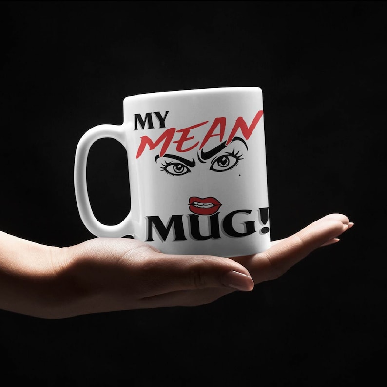 Mean Mug Digital File Svg - Etsy