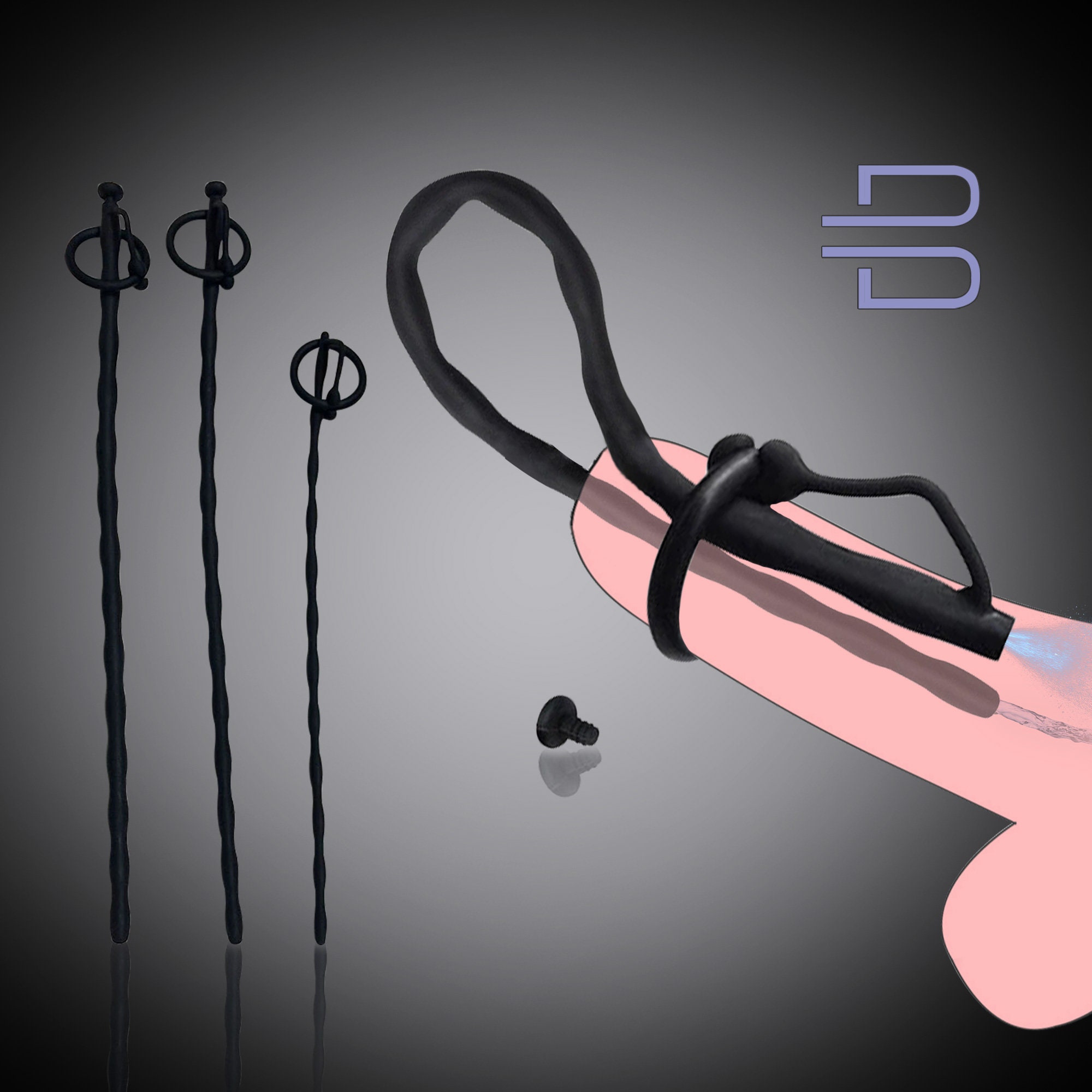 Silicone Urethral Sounds For Men Sounding Dilator Urethral Plug