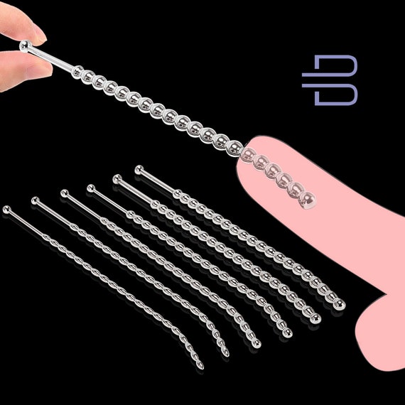 Ribbed Penis Sounding Rods Urethral Sound Urethral Plug For Etsy
