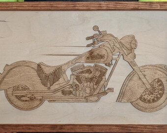 Indian Motorcycle Logo Digital Files for Laser Cutting Igs, Stl, Stp ...