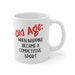 Funny Senior Citizen Coffee Cup, Old Age Mug, Elderly Morning Brew ...